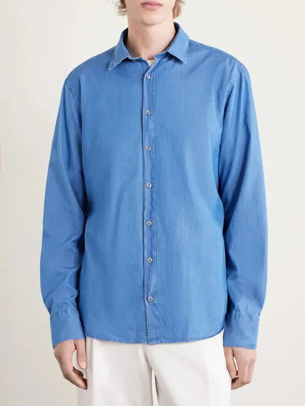 Canali Cotton-chambray Shirt