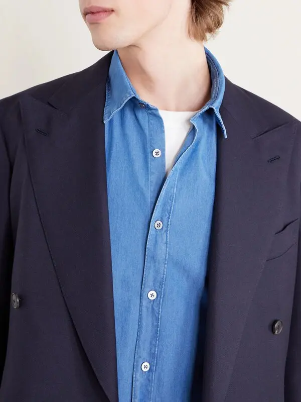 Canali Cotton-chambray Shirt