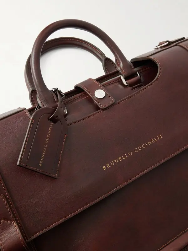 Brunello Cucinelli Leather Suit Carrier