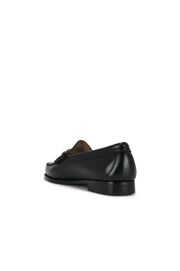 G.H.BASS Wide Lincoln Bit Weejun Loafers - Black