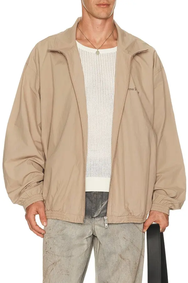 Acne Studios Olando Poplin Jacket - Mushroom Beige