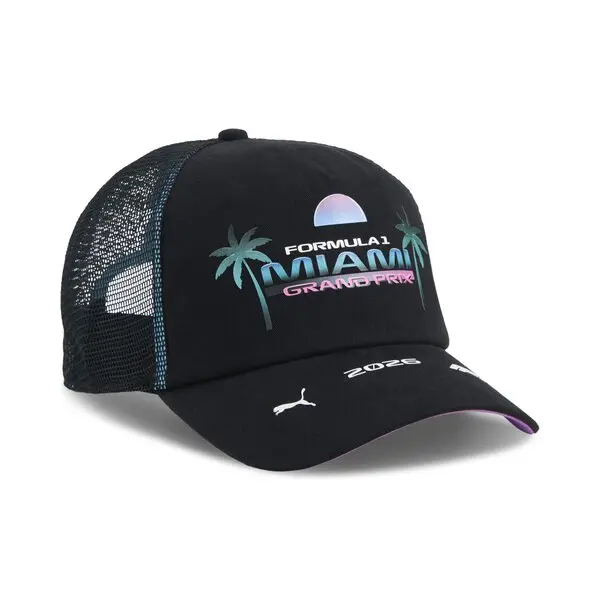 PUMA F1â® Miami Trucker Cap - Black