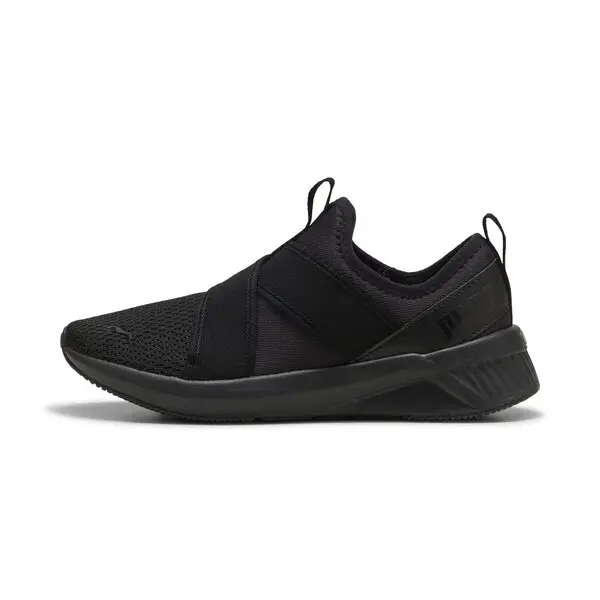 PUMA Softride Harli Wide Slip-on Sneakers - Black