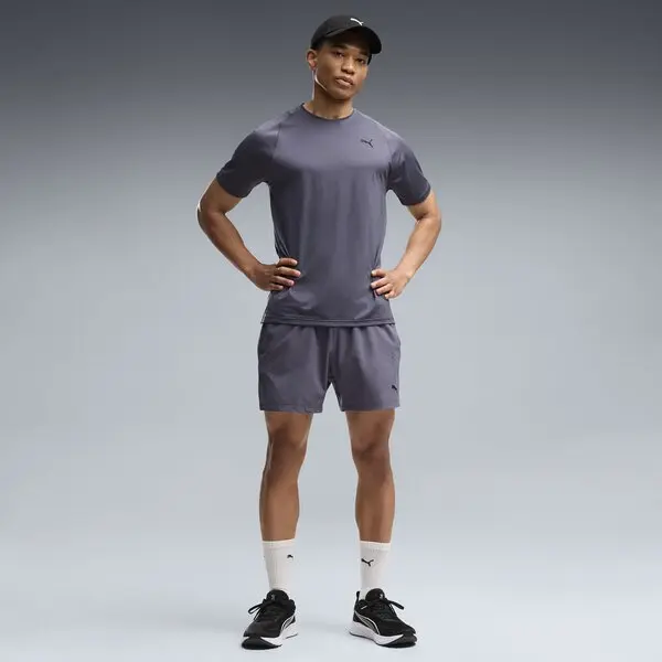 PUMA Pwrmode Training 5" Woven Shorts - Gray