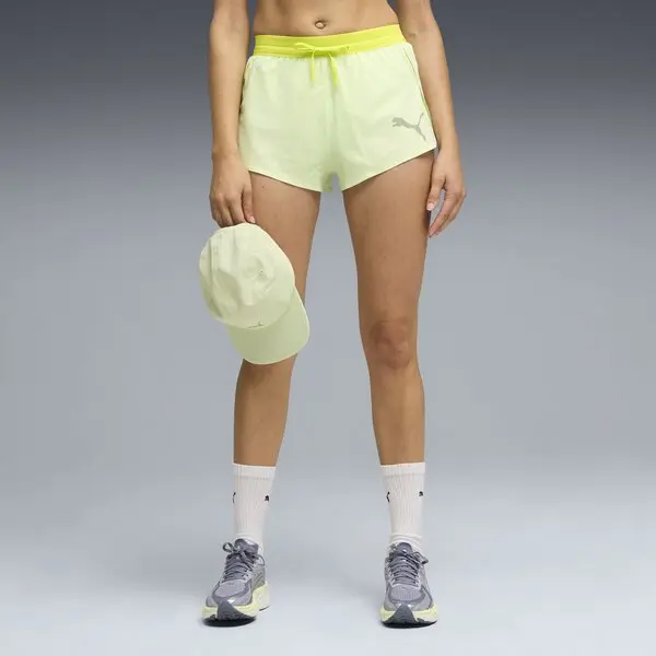 PUMA Lightspeed Ultraweave 2" Lightweight Running Split Shorts - Green