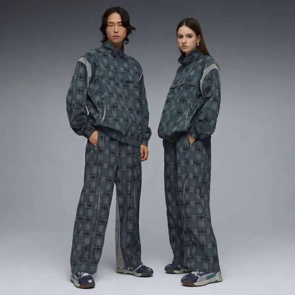 PUMA Clrt Printed Relaxed Pants - Gray