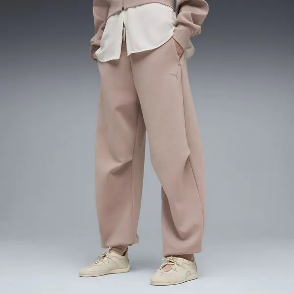 PUMA Relaxed Fit Drycell Tech Pants - Beige