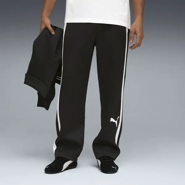 PUMA T7 Relaxed Track Pants - Black