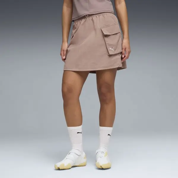 PUMA Wardrobe Essentials Cargo Skirt - Beige