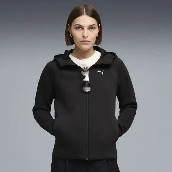 PUMA Evostripe Zip-up Hoodie - Black