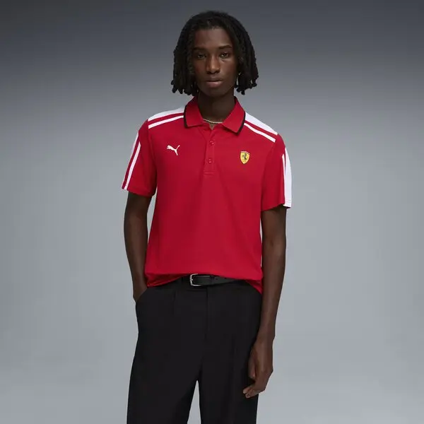 PUMA Scuderia Ferrari T7 Polo Shirt - Red