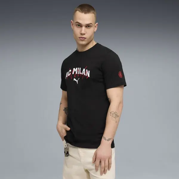 PUMA Ac Milan Ftblculture T-shirt - Black
