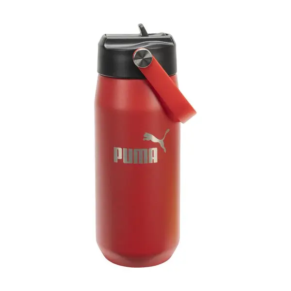 PUMA Elate Flip Top Water Bottle 18 Oz - Black