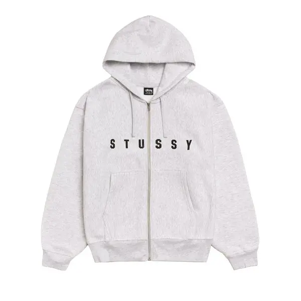 StÜssy Lens Zip Hoodie - Grey