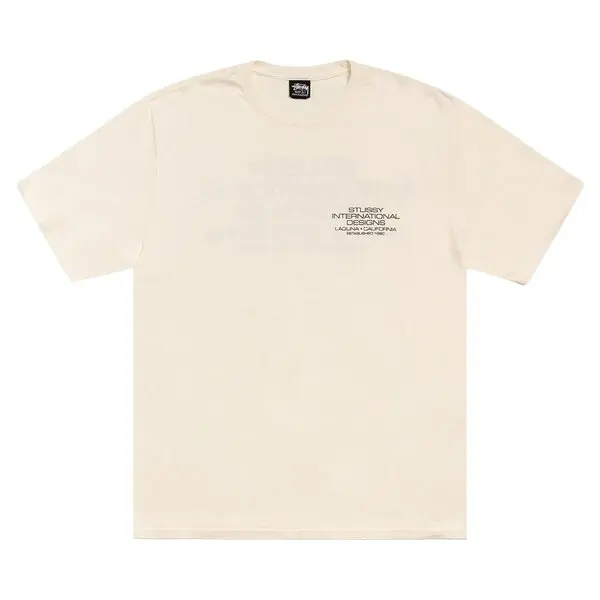 StÜssy International Design Tee - Cream