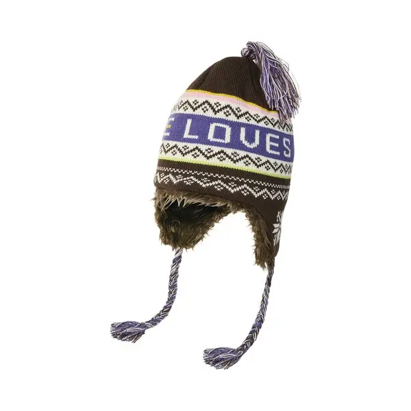 PALACE Loves Me Peruvian Beanie - Brown