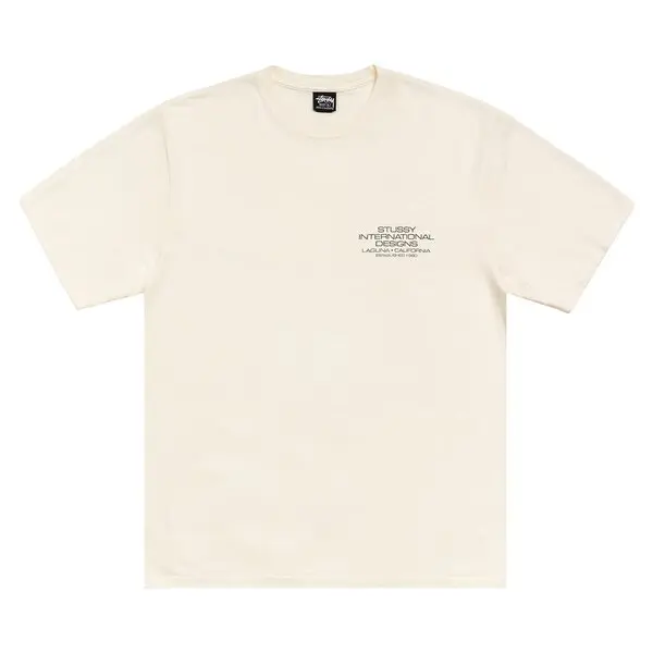 StÜssy International Design Tee - Cream