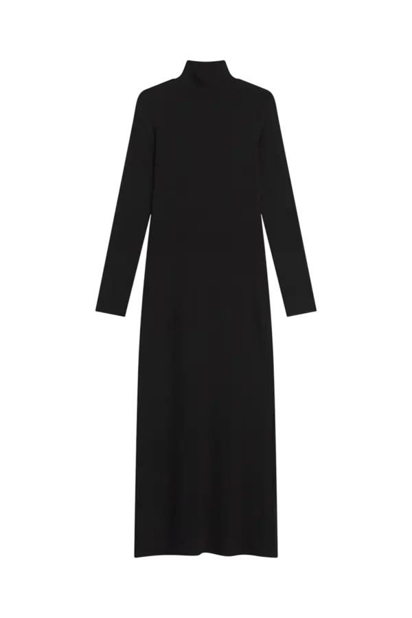 LESET Lauren Turtleneck Maxi Dress