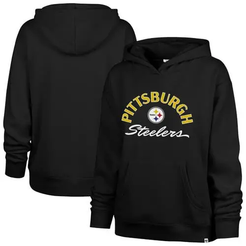 '47 47 Pittsburgh Steelers Whirlwind Naomi Hoodie - Black
