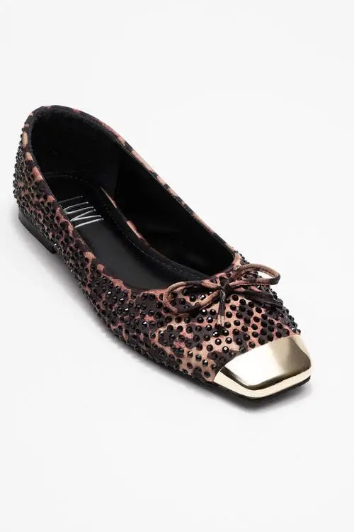 PROLOGUE SHOES Abra Bow Ballet Flat