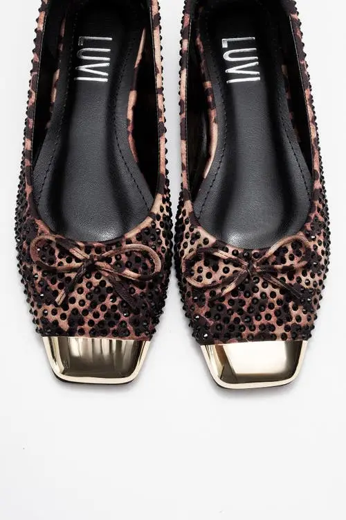 PROLOGUE SHOES Abra Bow Ballet Flat