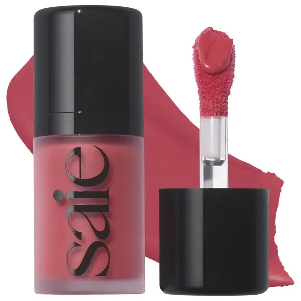 SAIE Mini Dew Blush Liquid Cream Blush - Chilly