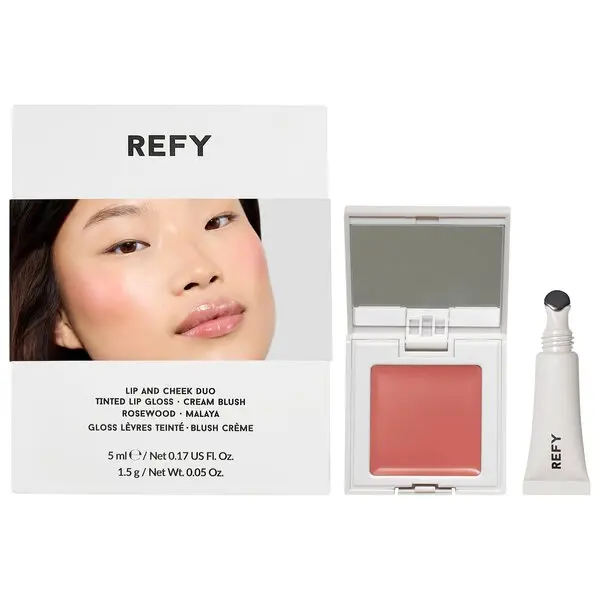 REFY Lip Gloss And Cheek Duo Set - One-color