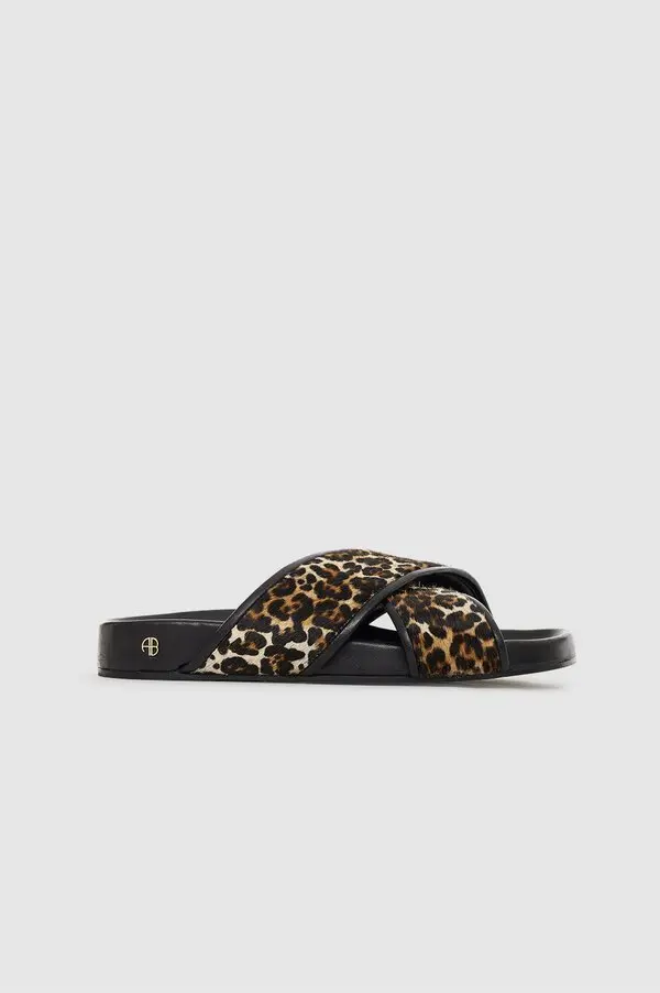 ANINE BING Emi Slides - Leopard