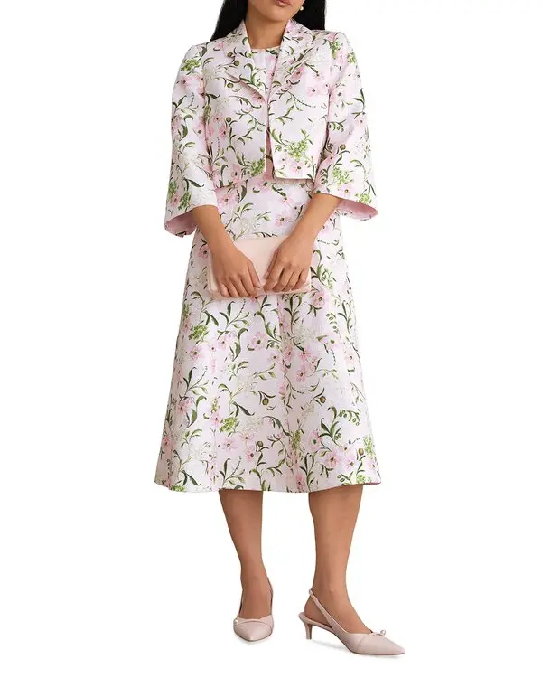 HOBBS LONDON Lana Floral Jacquard Jacket