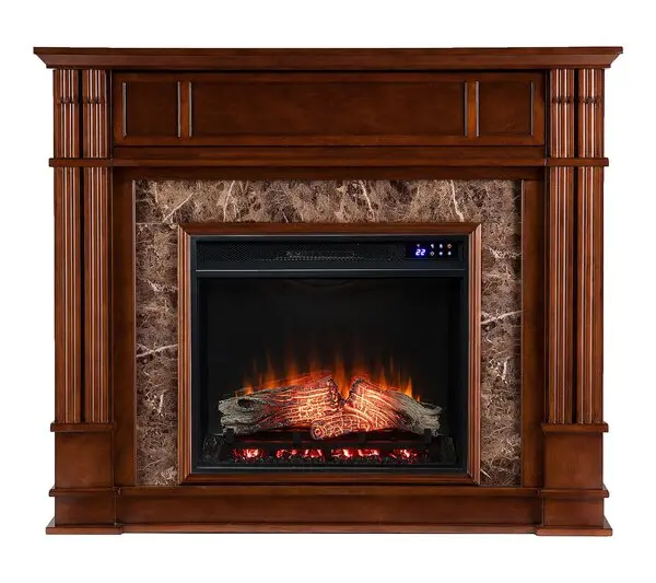 SEI FURNITURE Sei Highgate Media Touch Screen Electric Firepl Ace - One-color