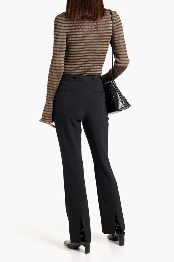 3.1 Phillip Lim Belted Flared Crepe Pants