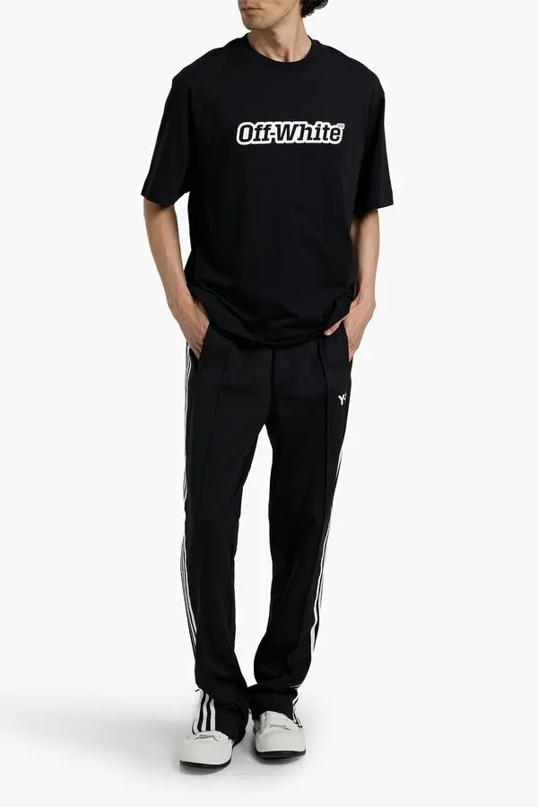 Off-White Printed Cottonjersey Tshirt - Black