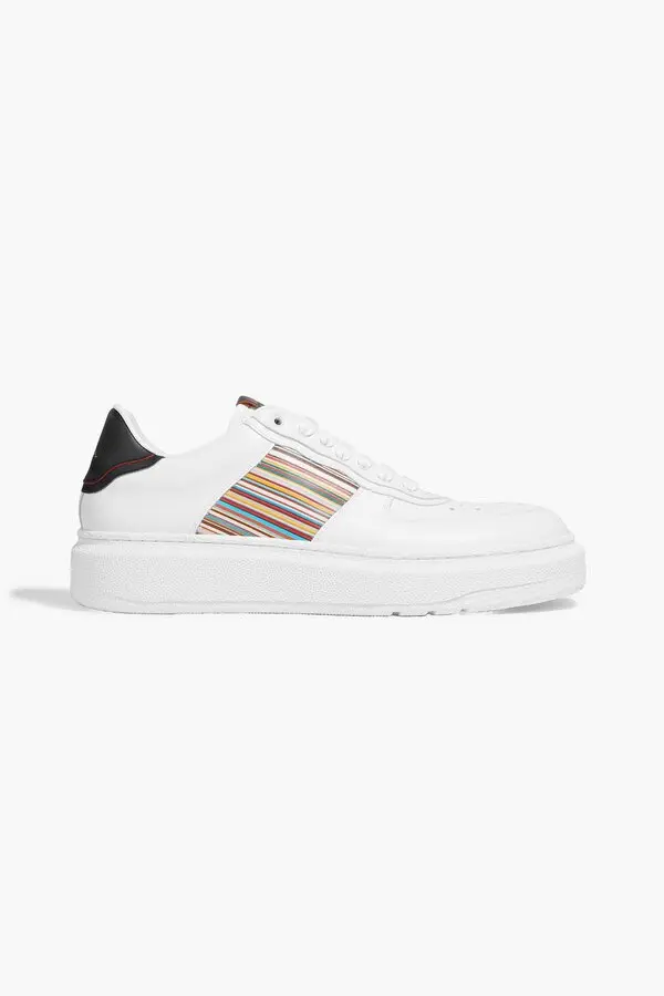 Paul Smith London Striped Leather Sneakers