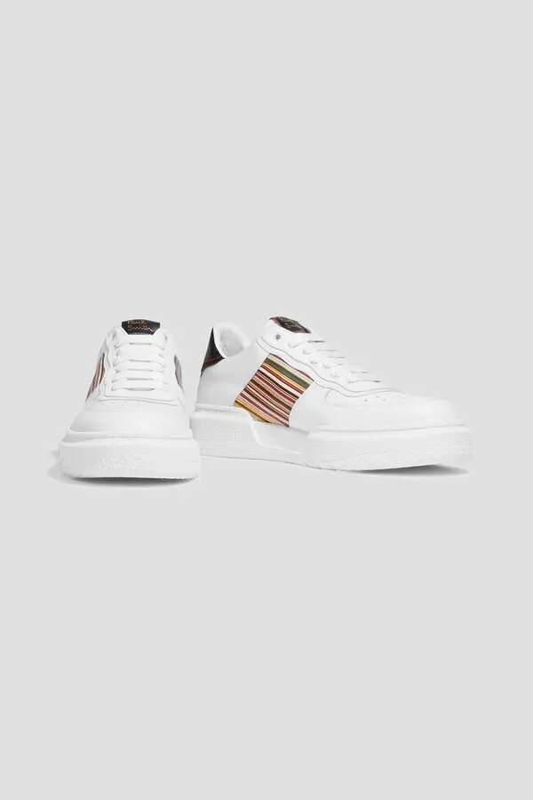 Paul Smith London Striped Leather Sneakers