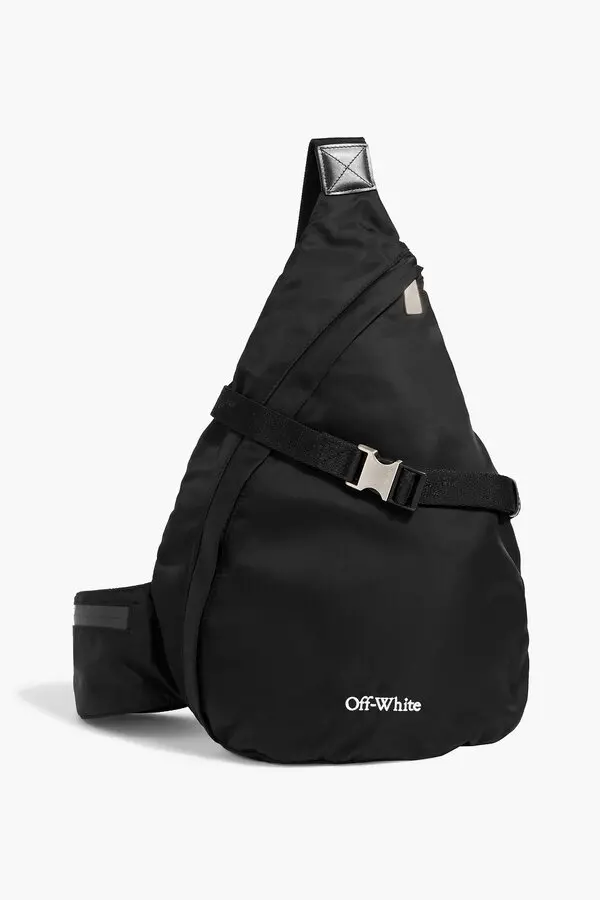 Off-White Printed Shell Backpack - Black