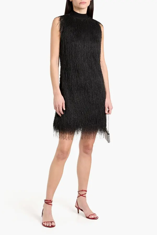3.1 Phillip Lim Fringed Knitted Mini Dress