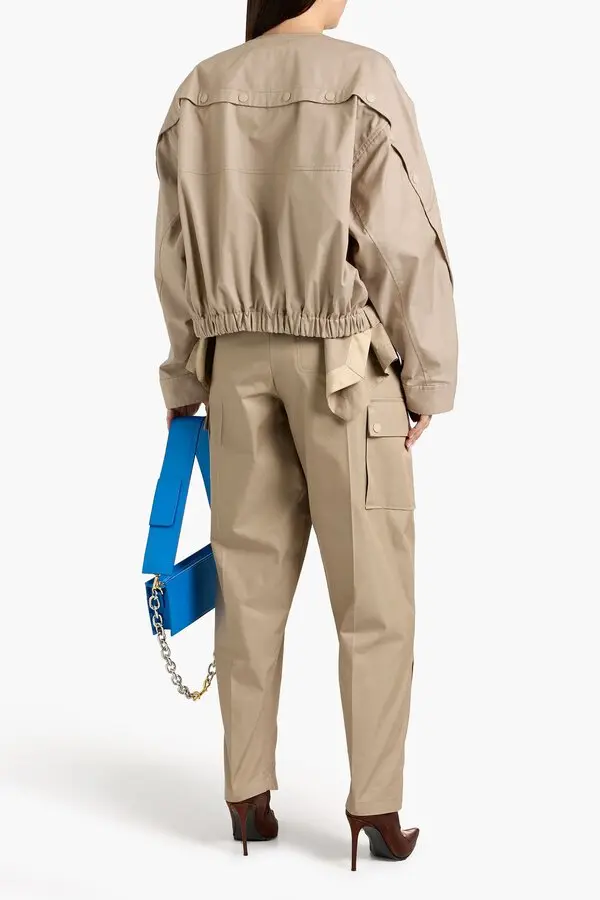 3.1 Phillip Lim Snap-detailed Cotton-blend Twill Jacket