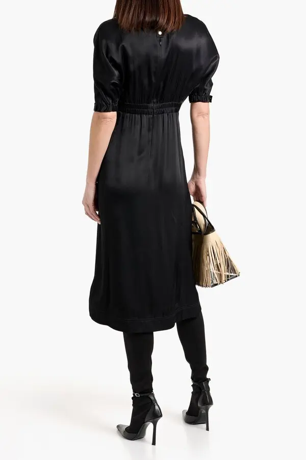 3.1 Phillip Lim Twisted Satin Midi Dress