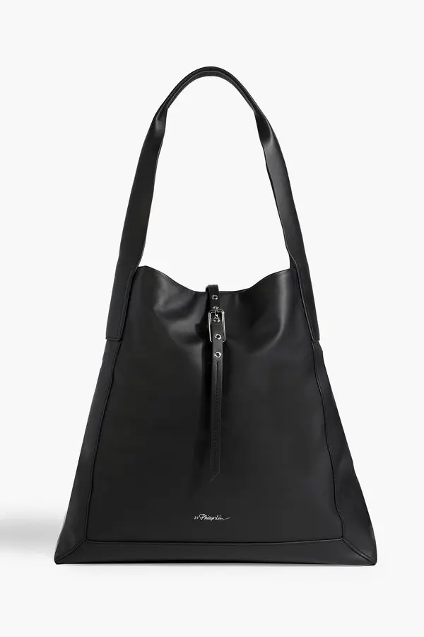 3.1 Phillip Lim Large Leather Shoulder Bag - Black