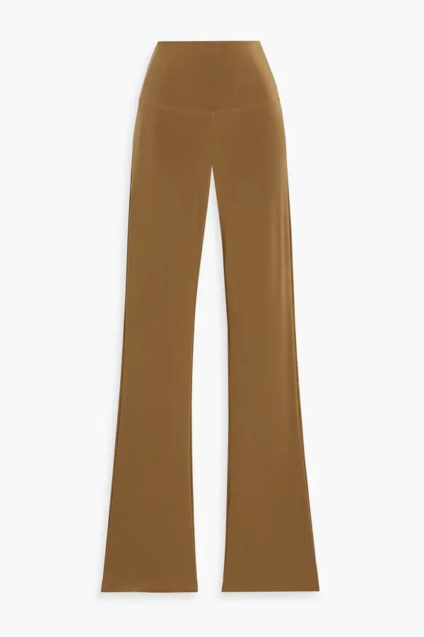 Norma Kamali Stretch-jersey Bootcut Pants