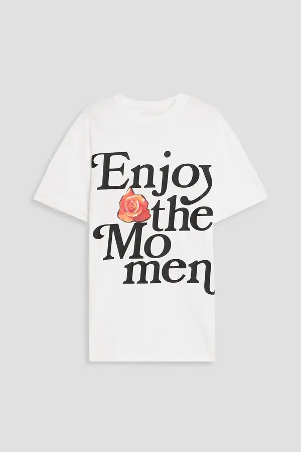 3.1 Phillip Lim Printed Cotton-jersey T-shirt - White