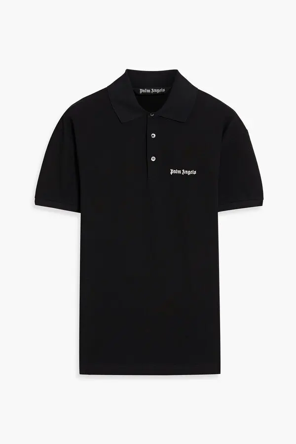 Palm Angels Cottonjersey Polo Shirt