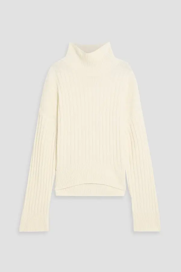 LE17SEPTEMBRE Ribbed Wool Turtleneck Sweater