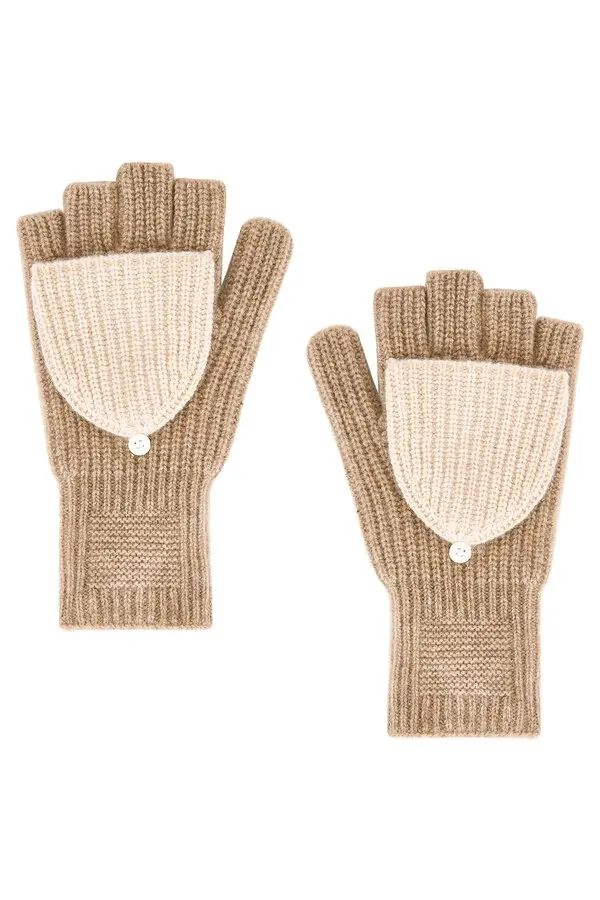 Guest In Residence The Mitts Gloves - Taupe & Sandstone