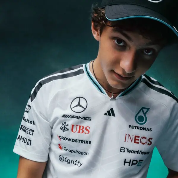 Adidas Mercedes Amg Petronas Formula 1 Team Driver Authentic Jersey - White