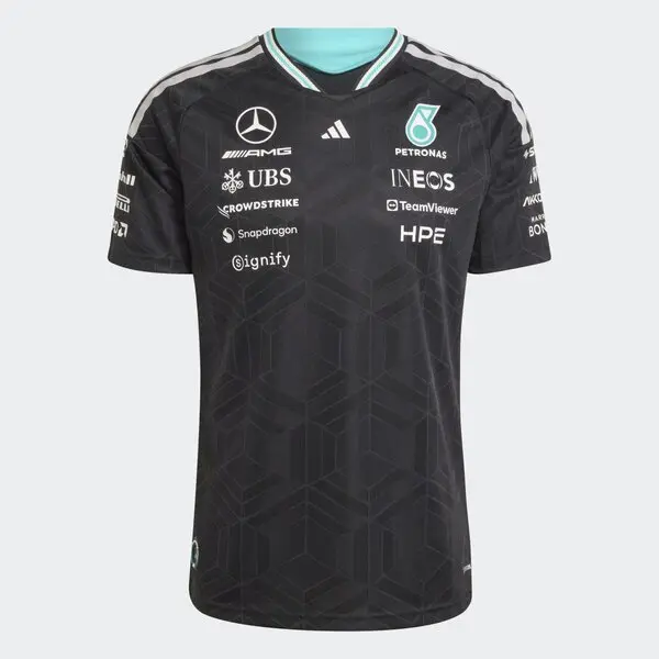 Adidas Mercedes Amg Petronas Formula 1 Team Driver Authentic Jersey - Black