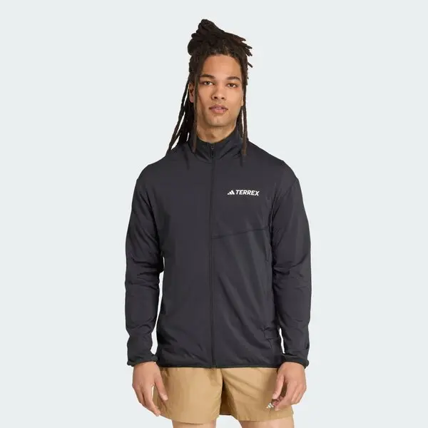 Adidas Terrex Multi Climawarm Full-zip Tech Fleece Jacket - Black