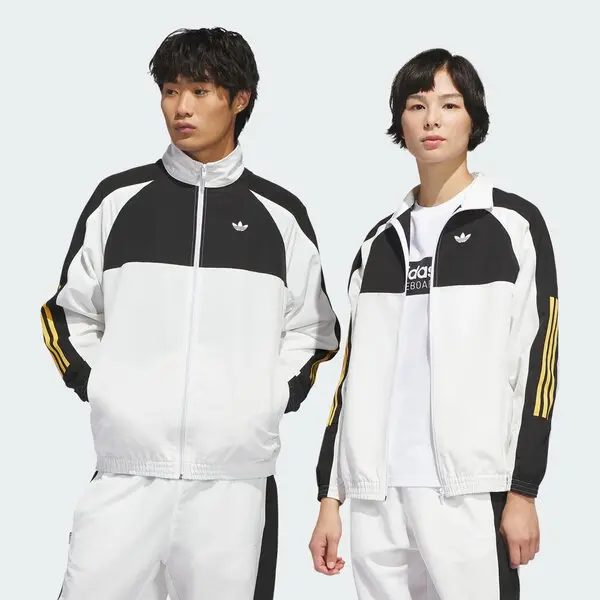 Adidas Skateboarding Gatsele Track Jacket - Core White / White / Black