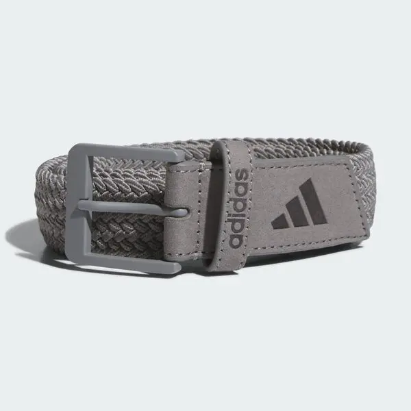 Adidas Braided Stretch Belt - Grey Three