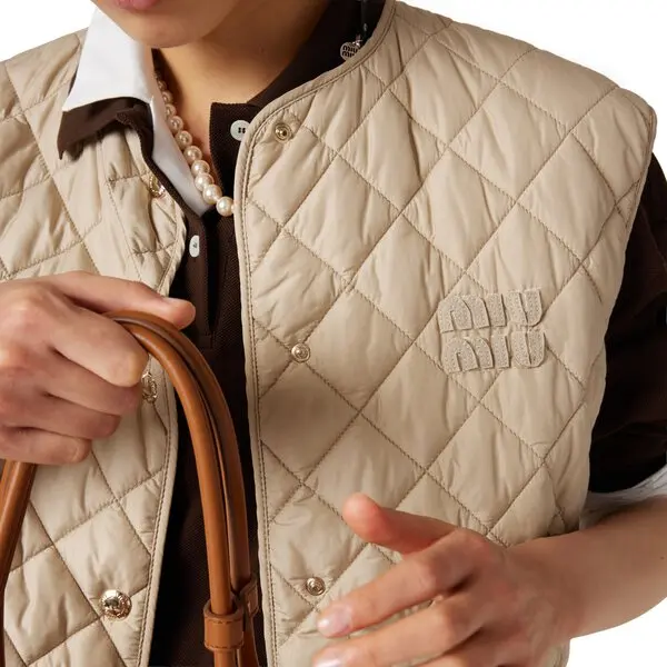 Miu Miu Technical Fabric Vest